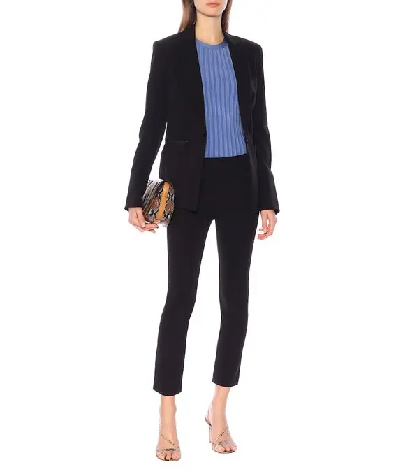 Veronica Beard Scuba Skinny Pants - Black