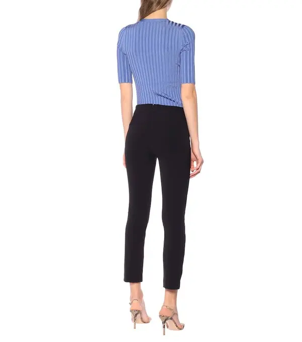 Veronica Beard Scuba Skinny Pants - Black