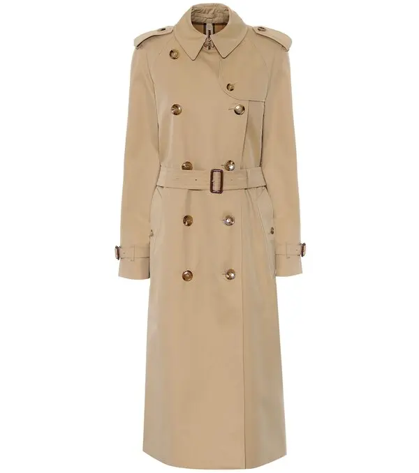 Burberry Cotton Trench Coat Beige Editorialist
