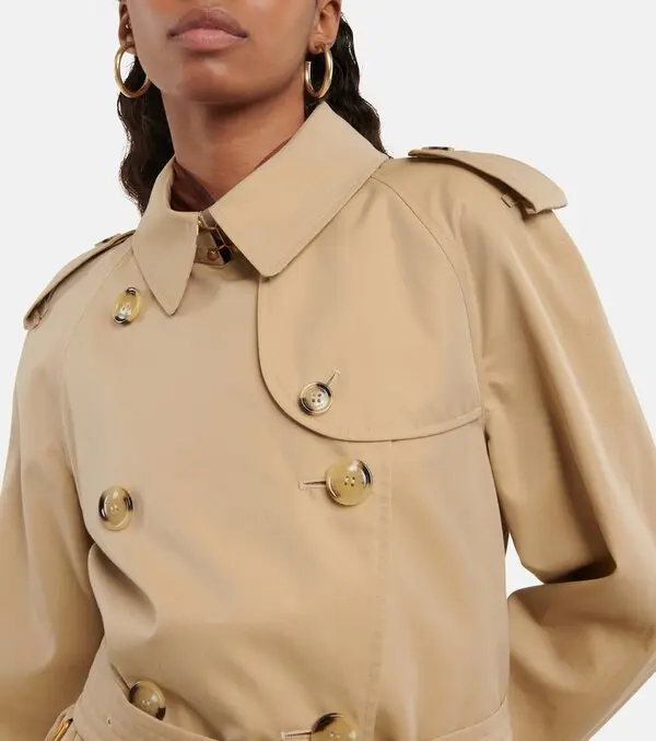 Burberry Cotton Trench Coat - Beige