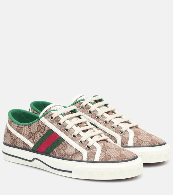 Gucci Tennis 1977 Canvas Sneakers - Beige