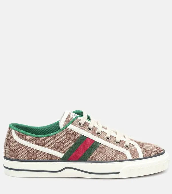 Gucci Tennis 1977 Canvas Sneakers - Beige