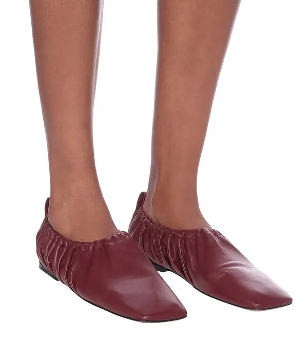 NEOUS Phinia Leather Ballet Flats