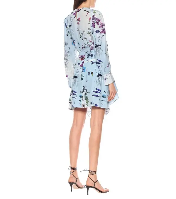 Stella McCartney Floral Silk Miniskirt