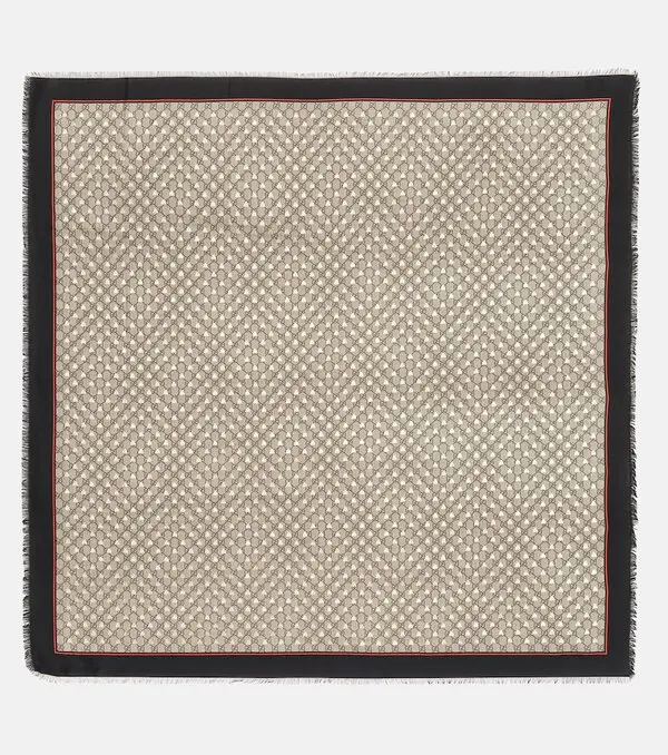 Gucci Gg Silk-blend Scarf