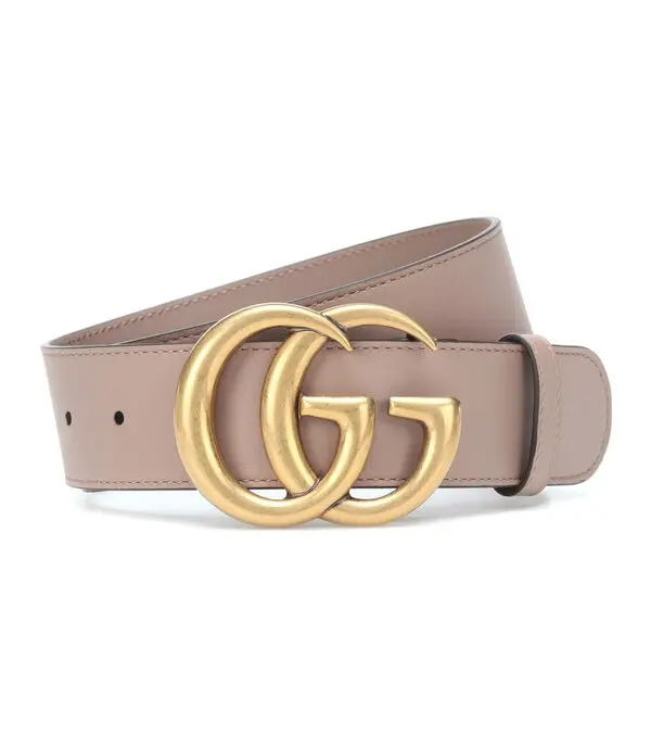 Gucci Gg Leather Belt