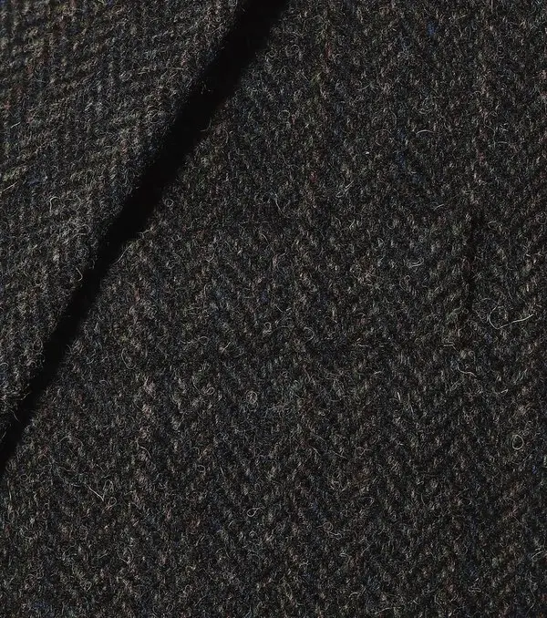 MARANT ETOILE Charly Herringbone Wool Jacket - Black