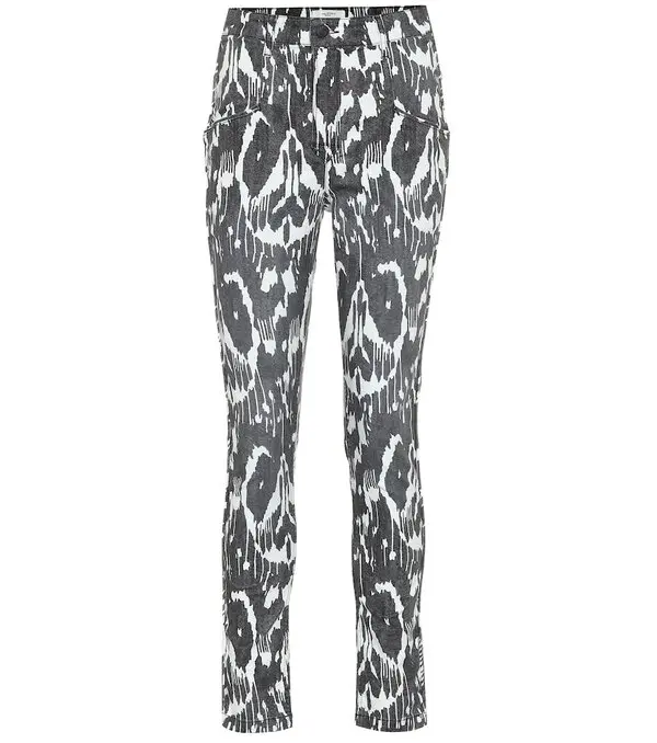 MARANT ETOILE Jamie Mid-rise Skinny Jeans - Black