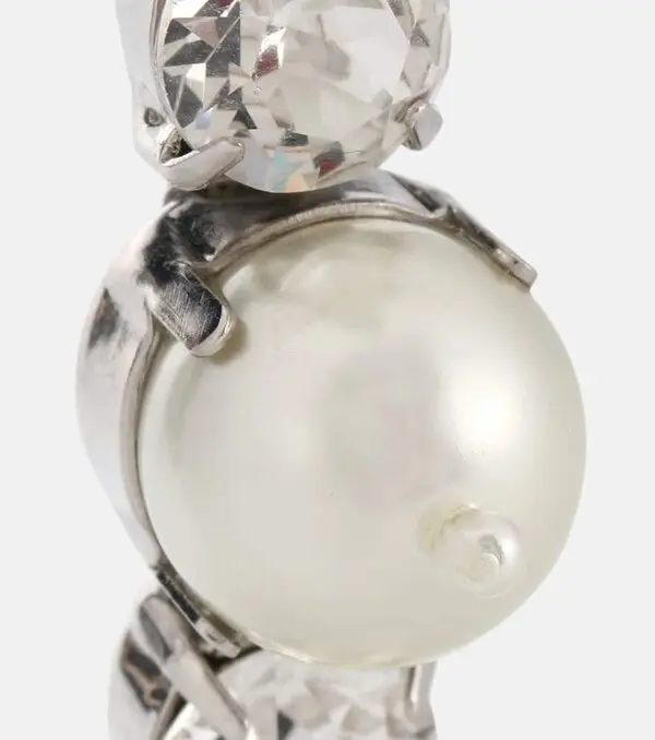 Simone Rocha Faux Pearl And Crystal-embellished Hair Clip