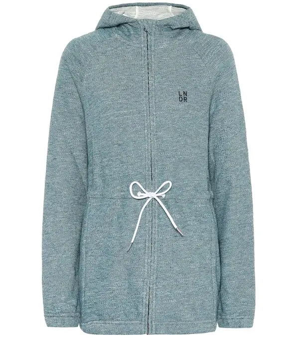 LNDR Astroid Zip Cotton-jersey Hoodie