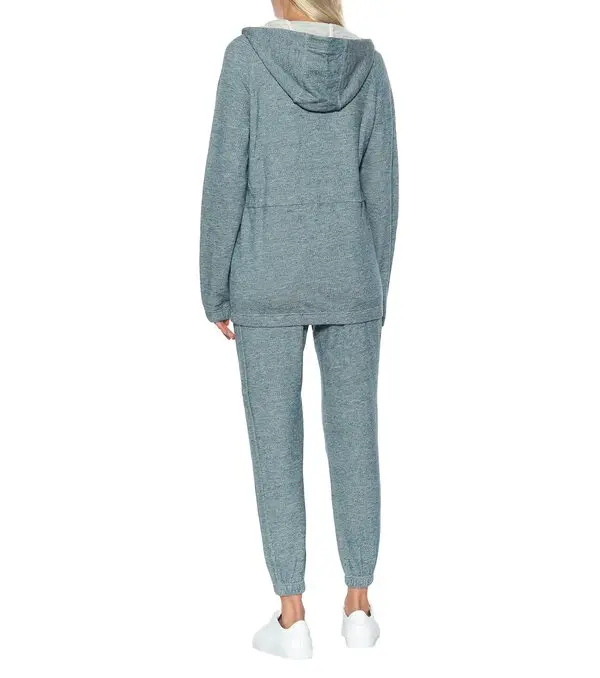 LNDR Astroid Zip Cotton-jersey Hoodie