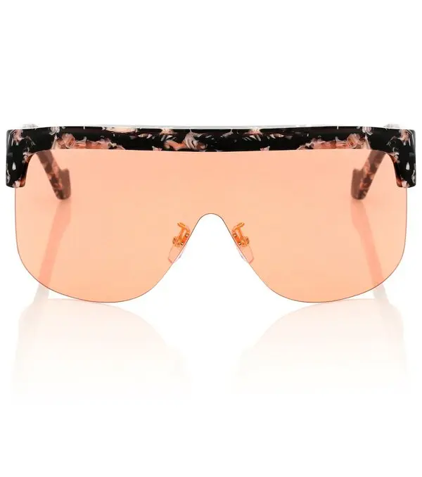 Loewe Oversized Shield Sunglasses - Brown