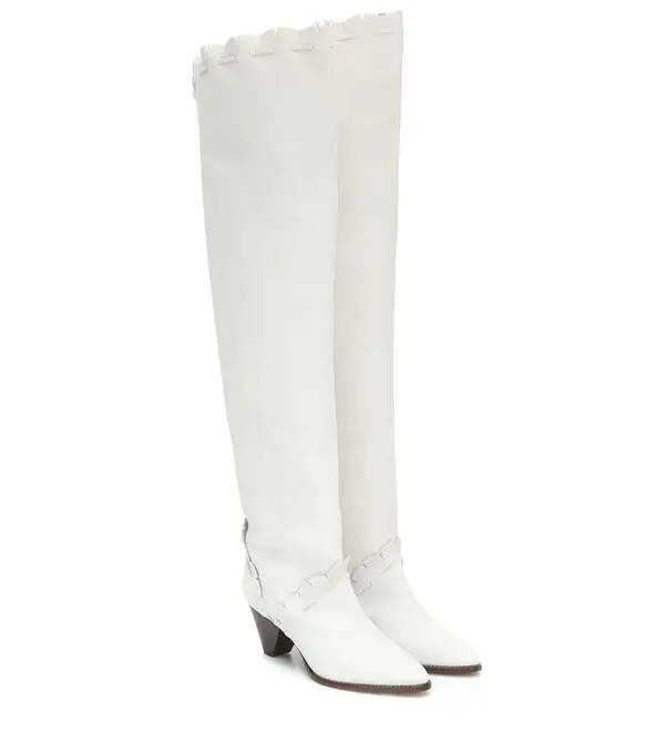 Isabel Marant Luiz Suede Over-the-knee Boots