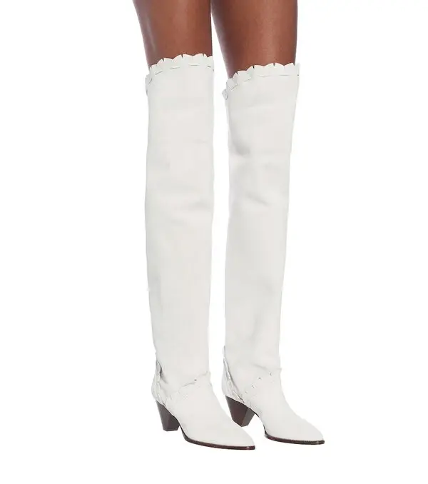 Isabel Marant Luiz Suede Over-the-knee Boots