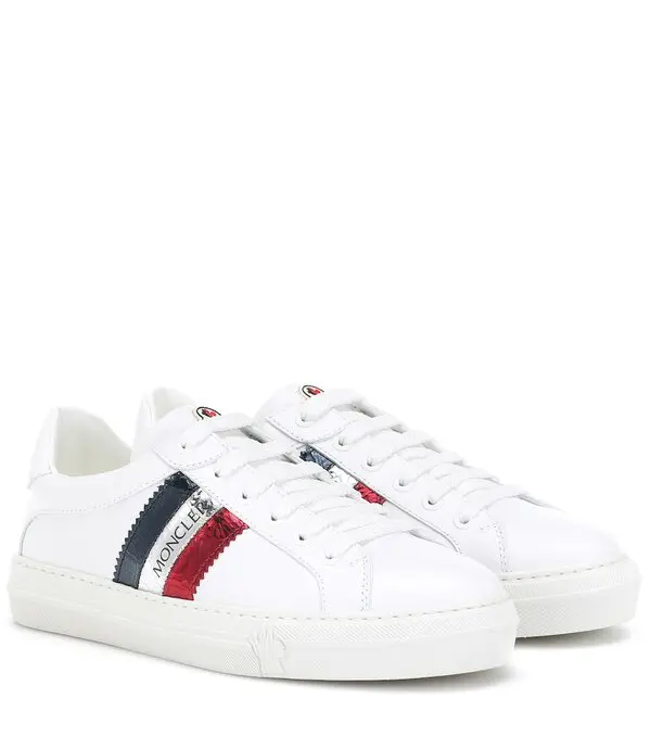 Moncler Ariel Leather Sneakers