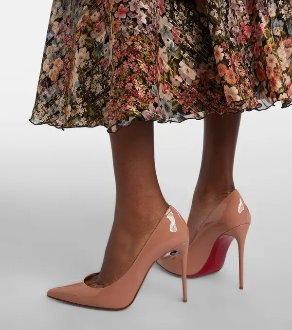 CHRISTIAN LOUBOUTIN Kate 100 Pumps - Beige