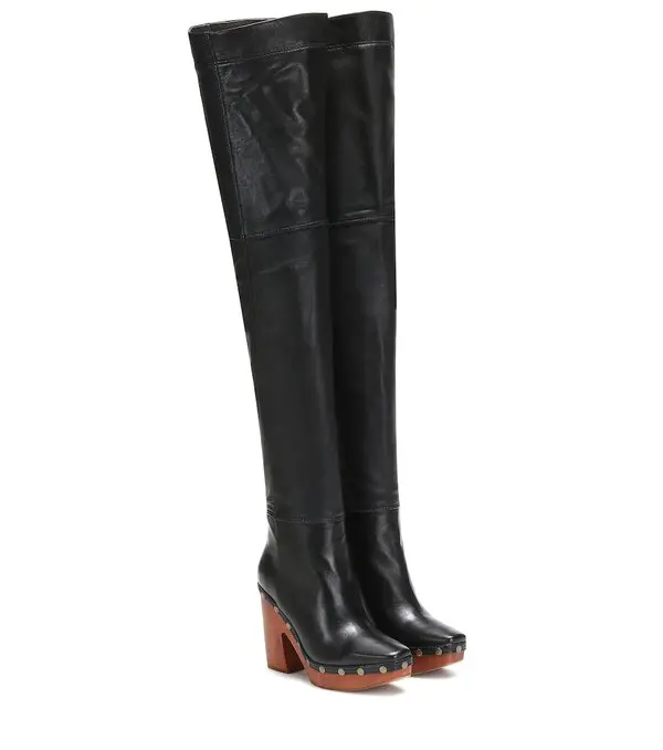 Jacquemus Les Bottes Sabots Hautes Leather Boots