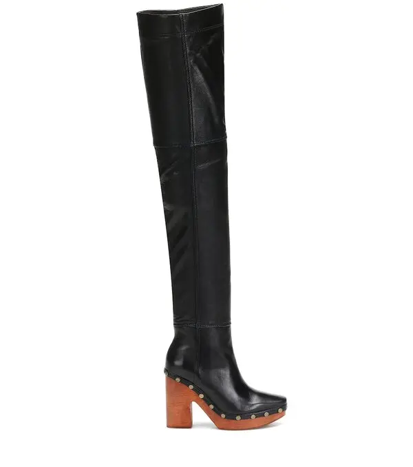 Jacquemus Les Bottes Sabots Hautes Leather Boots