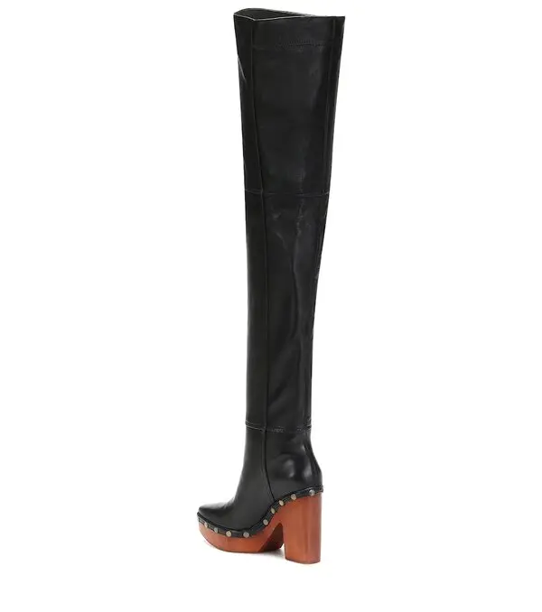 Jacquemus Les Bottes Sabots Hautes Leather Boots
