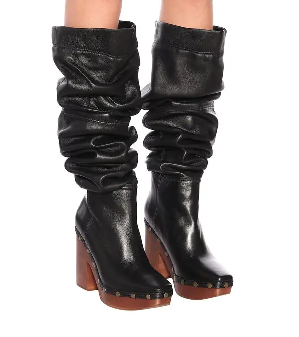 Jacquemus Les Bottes Sabots Hautes Leather Boots