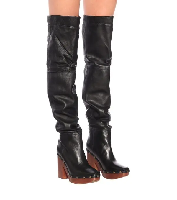 Jacquemus Les Bottes Sabots Hautes Leather Boots
