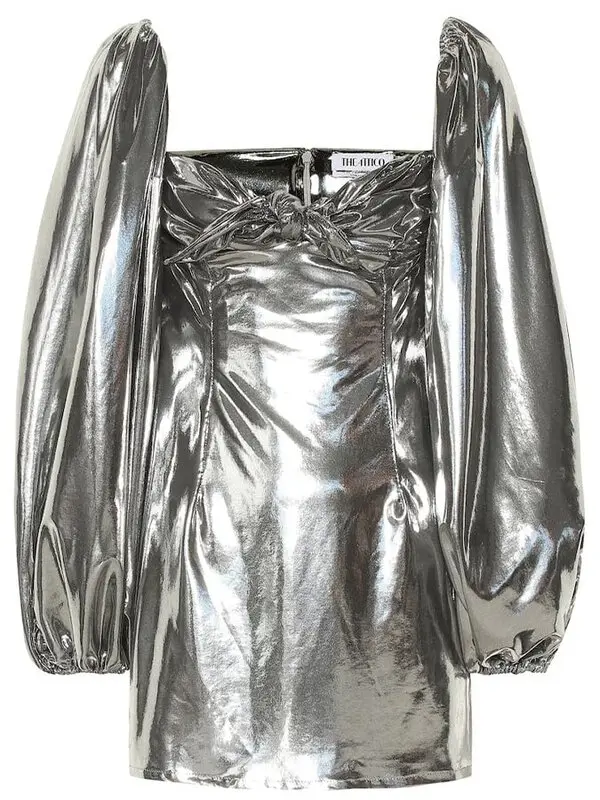 Attico Metallic Minidress