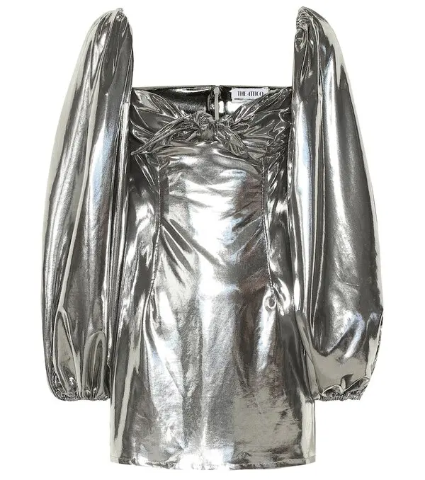 Attico Metallic Minidress