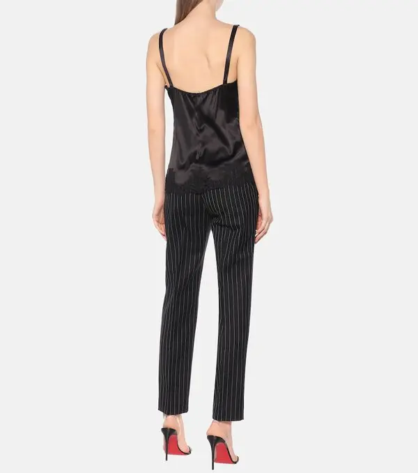 Dolce & Gabbana Lace-trimmed Camisole - Black