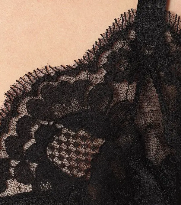 Dolce & Gabbana Lace-trimmed Camisole - Black