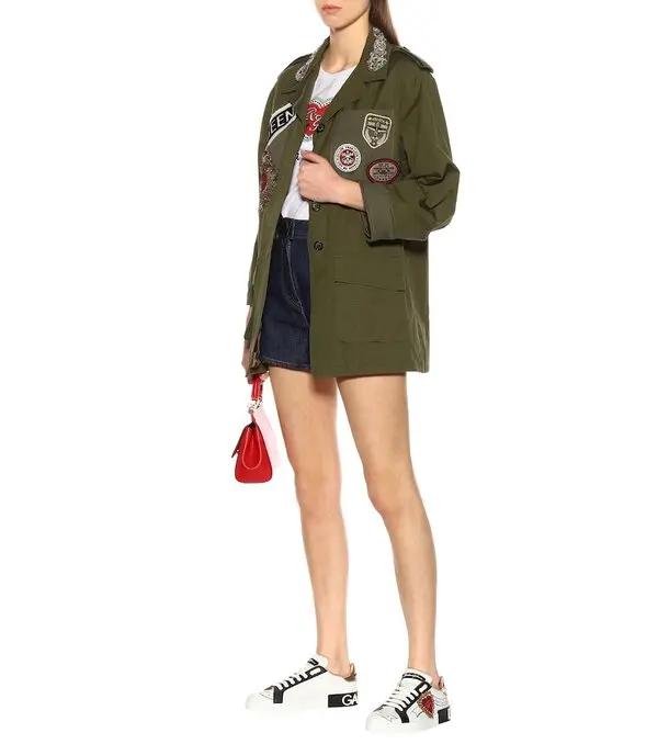 Dolce & Gabbana Portofino Leather Sneakers
