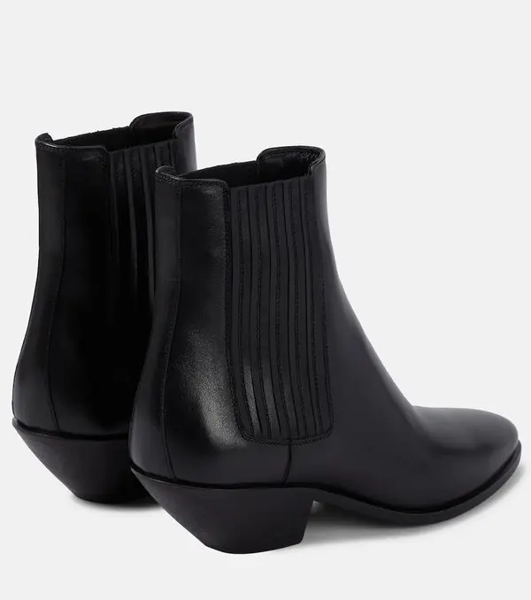 Saint Laurent West 45 Leather Chelsea Boots
