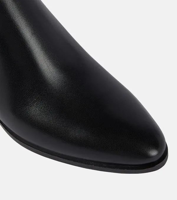 Saint Laurent West 45 Leather Chelsea Boots