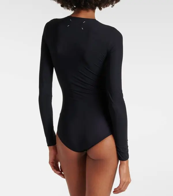 MAISON MARGIELA Stretch Bodysuit - Black