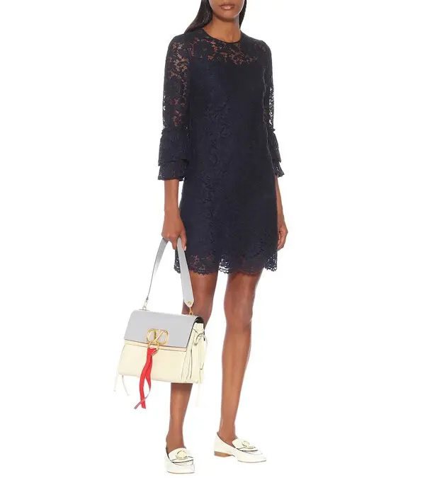 valentino blue lace dress Lace Pattern Long Dress