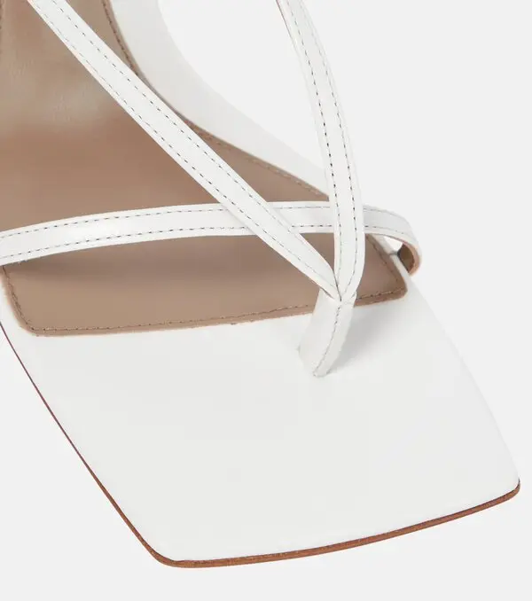 Bottega Veneta Stretch Leather Sandals - White