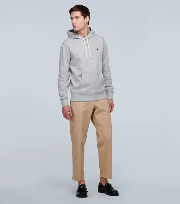 Polo Ralph Lauren Hooded Sweatshirt With Logo - Grey