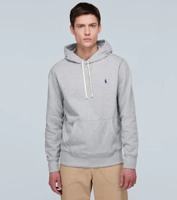 Polo Ralph Lauren Hooded Sweatshirt With Logo - Grey