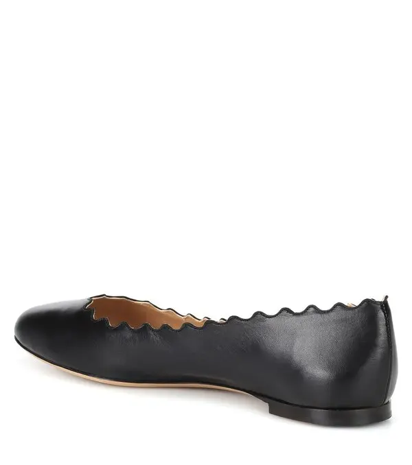 Chloé Lauren Leather Ballet Flats