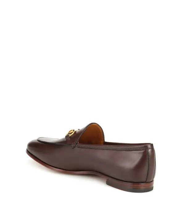 Gucci Jordaan Leather Loafers