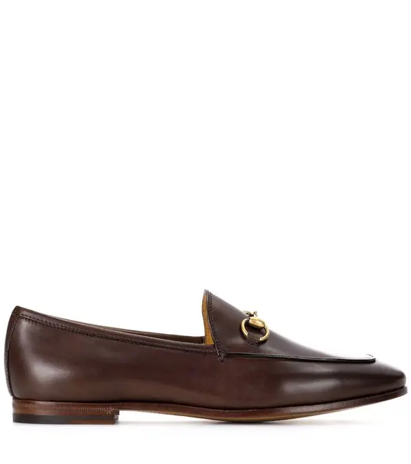 Gucci Jordaan Leather Loafers