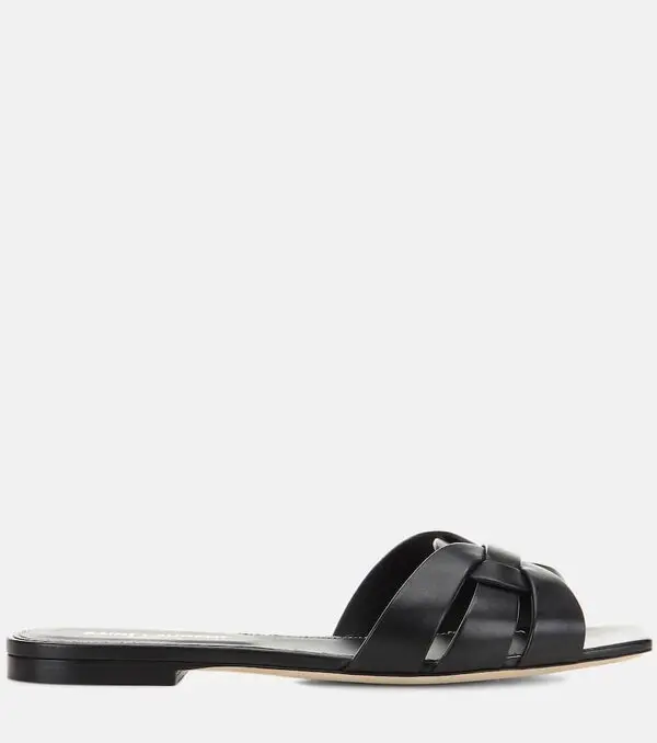 Saint Laurent Tribute Nu Pieds 05 Leather Sandals