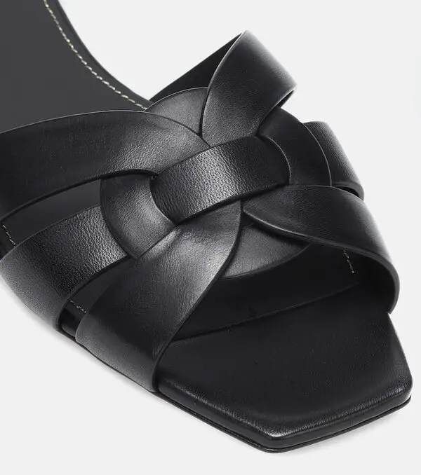 Saint Laurent Tribute Nu Pieds 05 Leather Sandals