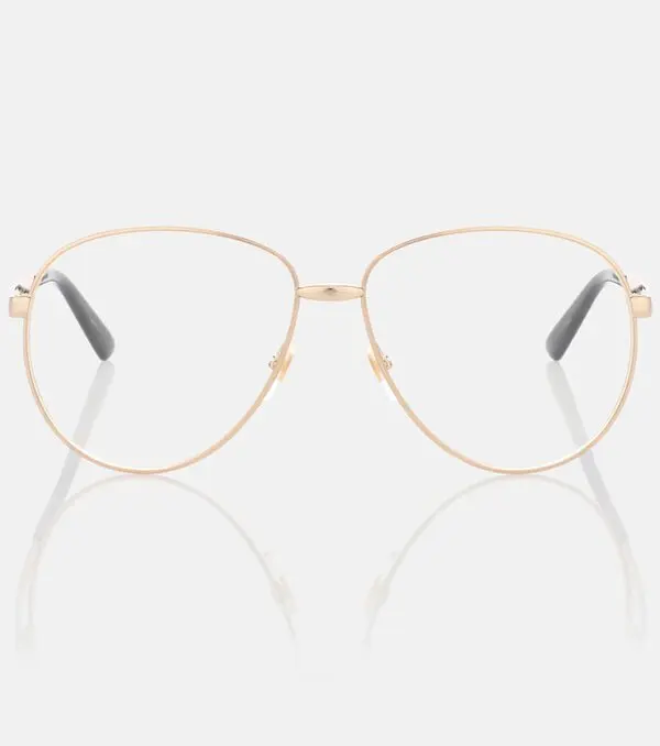 Gucci Aviator Glasses - Gold