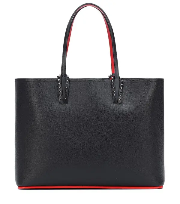 CHRISTIAN LOUBOUTIN Cabata Leather Tote - Black
