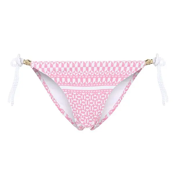 Heidi Klein Buenos Aires Printed Bikini Bottom - Pink