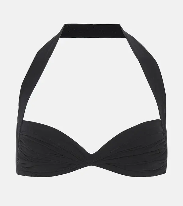 Norma Kamali Bill Bra Bikini Top - Black