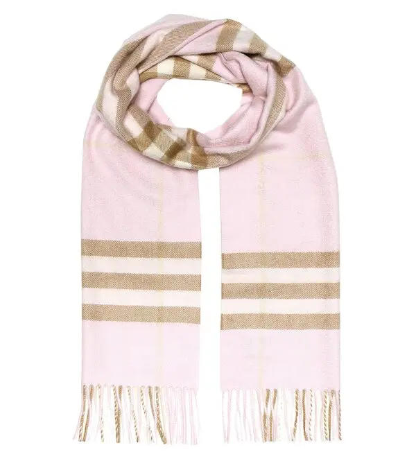 Burberry Check Cashmere Scarf