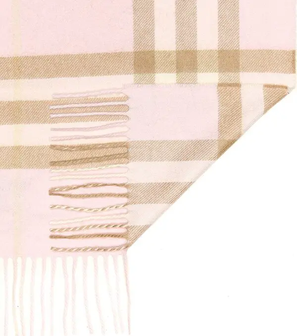 Burberry Check Cashmere Scarf
