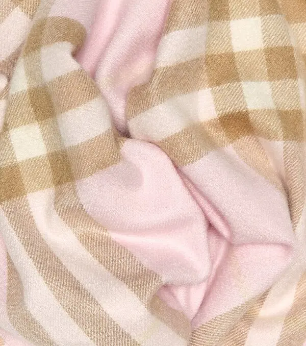 Burberry Check Cashmere Scarf