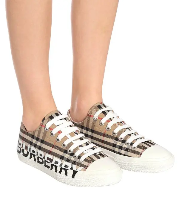 Burberry Vintage Check Logo Sneakers